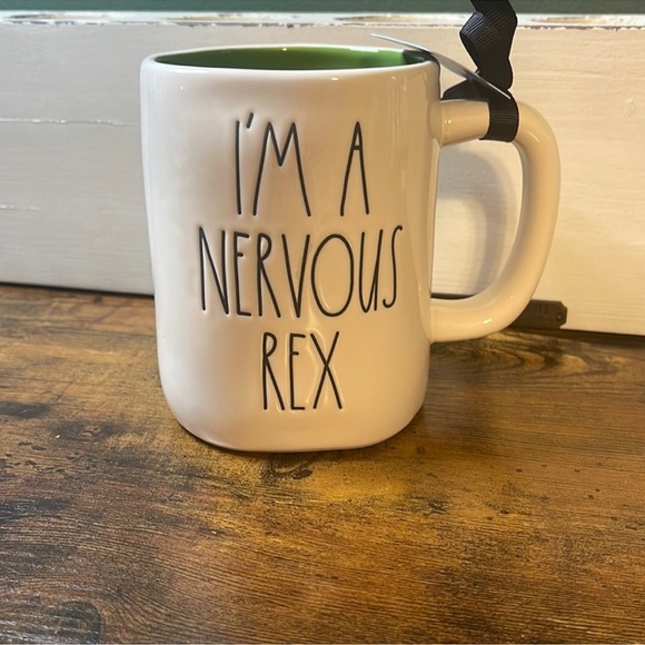 Rae Dunn | Other | Rae Dunn X Pixar Im A Nervous Rex Mug | Poshmark